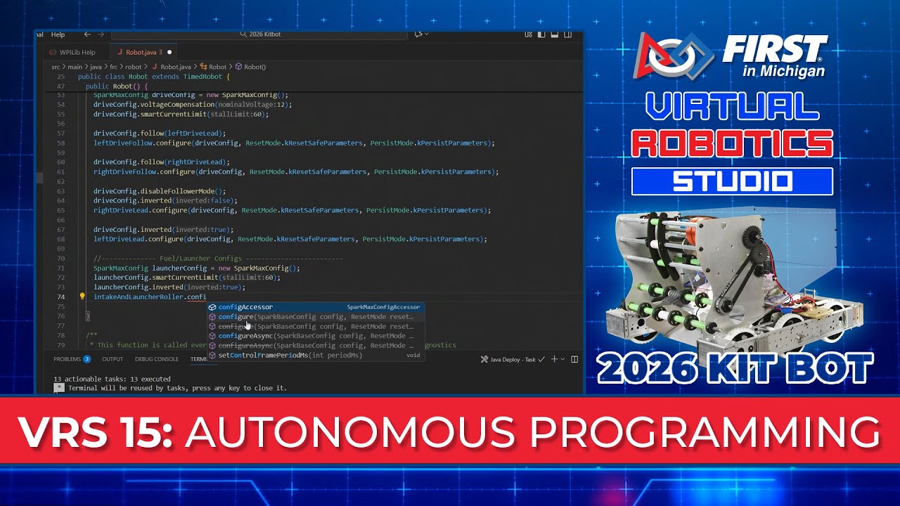 2026 VRS 15: Autonomous Programming