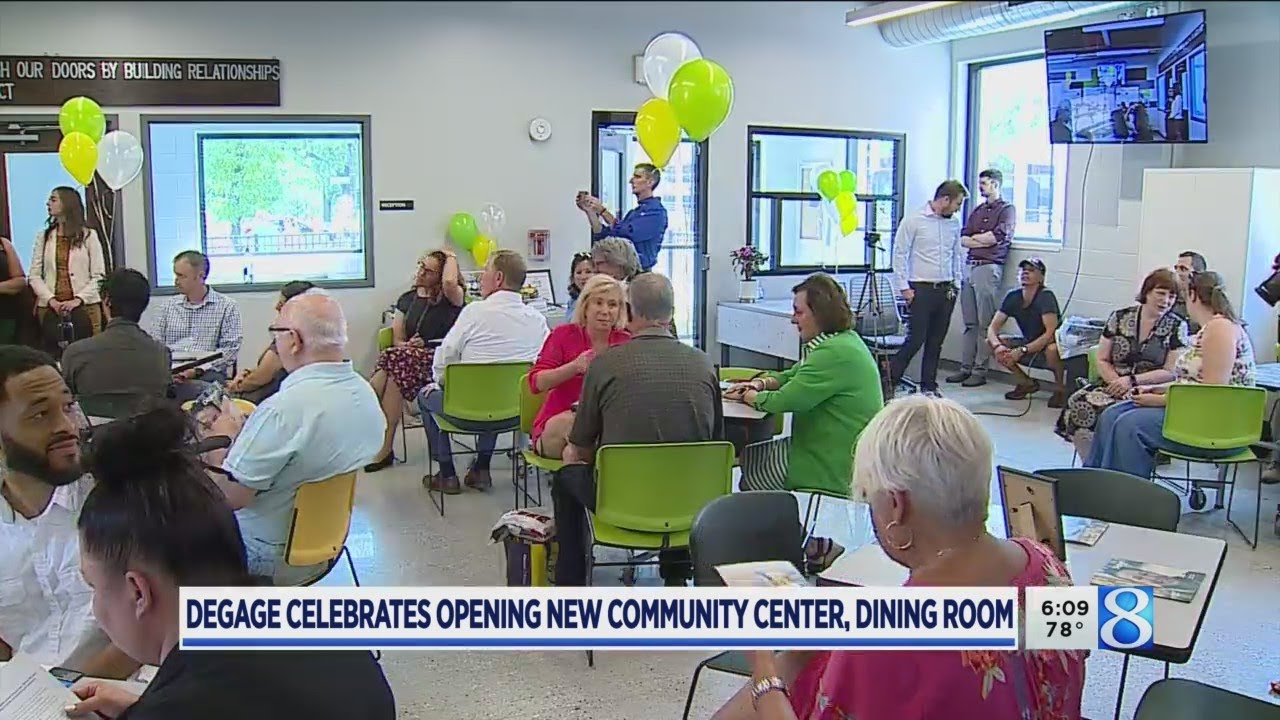 Degage celebrates opening new community center, dining room