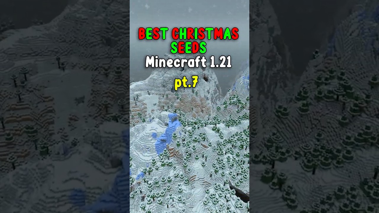 BEST CHRISTMAS/WINTER SEEDS Minecraft 1.21! Pt. 7