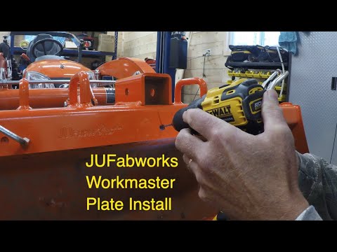 637 JUFabworks Workmaster Plate. Kubota BX Series Tractor Installation. DIY 4K