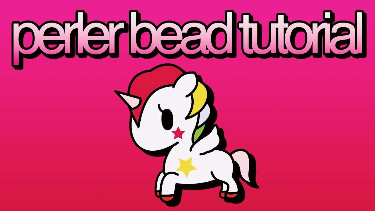 Making a Perler Bead Unicorno