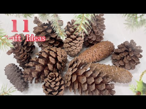 11 Adorable Pine Cone DIY IDEAS for Christmas and home decor ππ
πΌβ€οΈ