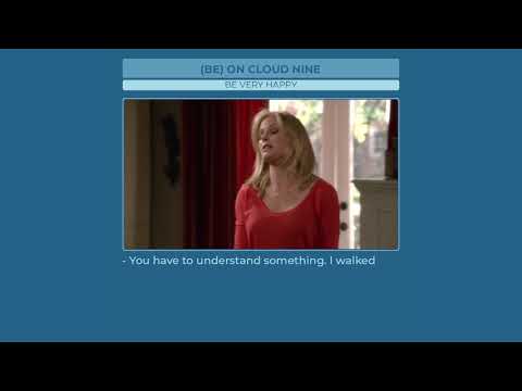 (be) on cloud nine - Learn English with phrases from TV series - AsEasyAsPIE
