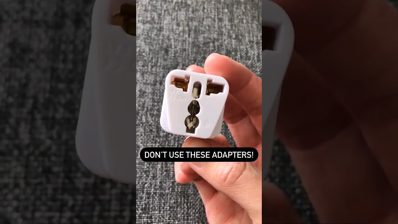 International Power Adapters | #travel #technology #shorts