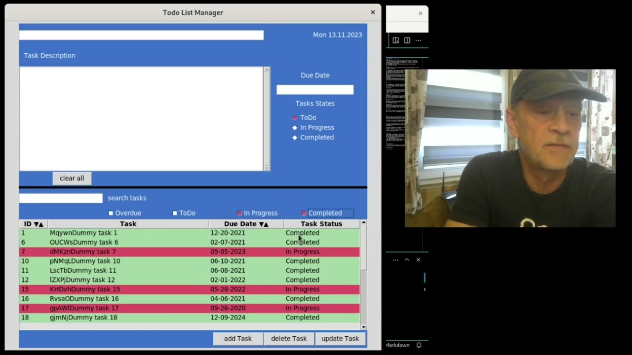 cs50p My Final Project - ToDo List Manager
