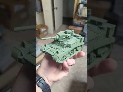 WW2 ARMY MEN 1/35 SCALE M3 STUART LIGHT TANK | 3D PRINT | MOOSEWORKS PLASTIC SOLDIERS