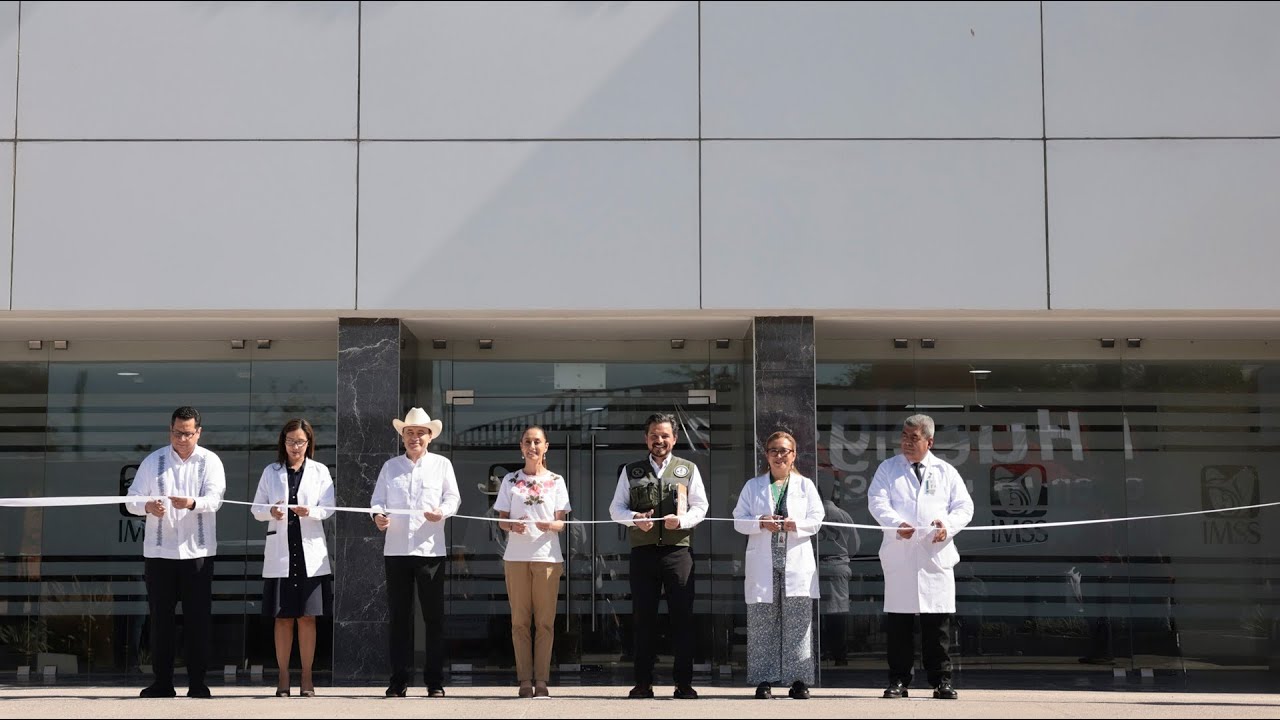 Inauguration: IMSS General Zone Hospital No. 15. Hermosillo, Sonora