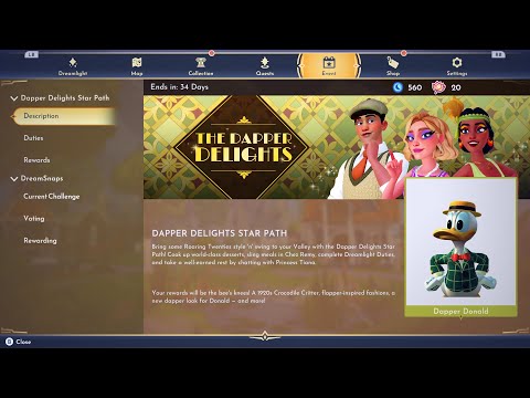 Steam Community :: Video :: Disney Dreamlight Valley StarPath The Dapper Delights