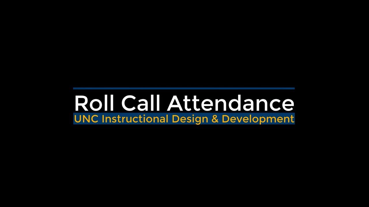 Canvas Support - Roll Call Attendance