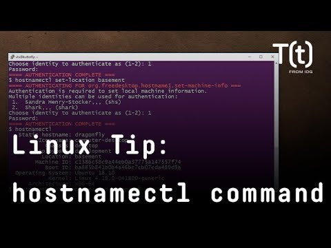 How to use the hostnamectl command: Linux tip