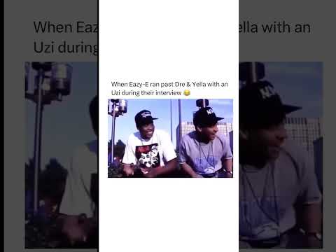 The Time When Eazy-E Ran Pass Dre & DJ Yella With an Uzi During Their Interview 😂