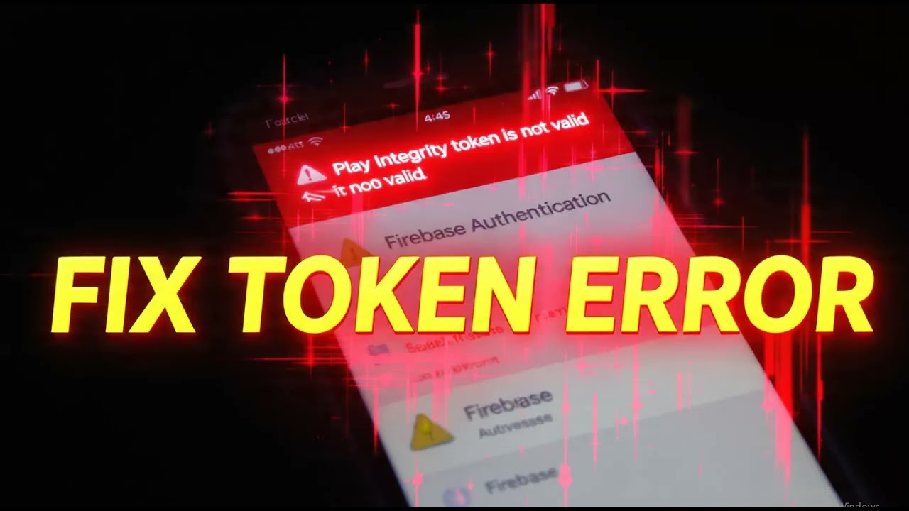 How to fix  Play Integrity token is not valid  in Firebase Authentication