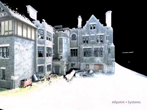 Allpoint uses target-less registration to create a 3D scan of the McCook Mansion