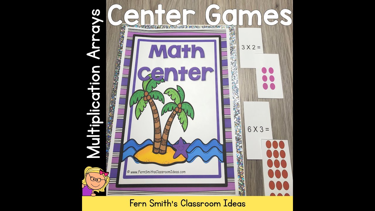 Multiplication Arrays Center Games