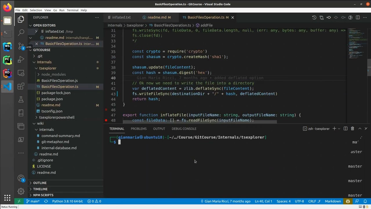 Git Internals - More on Hash Object