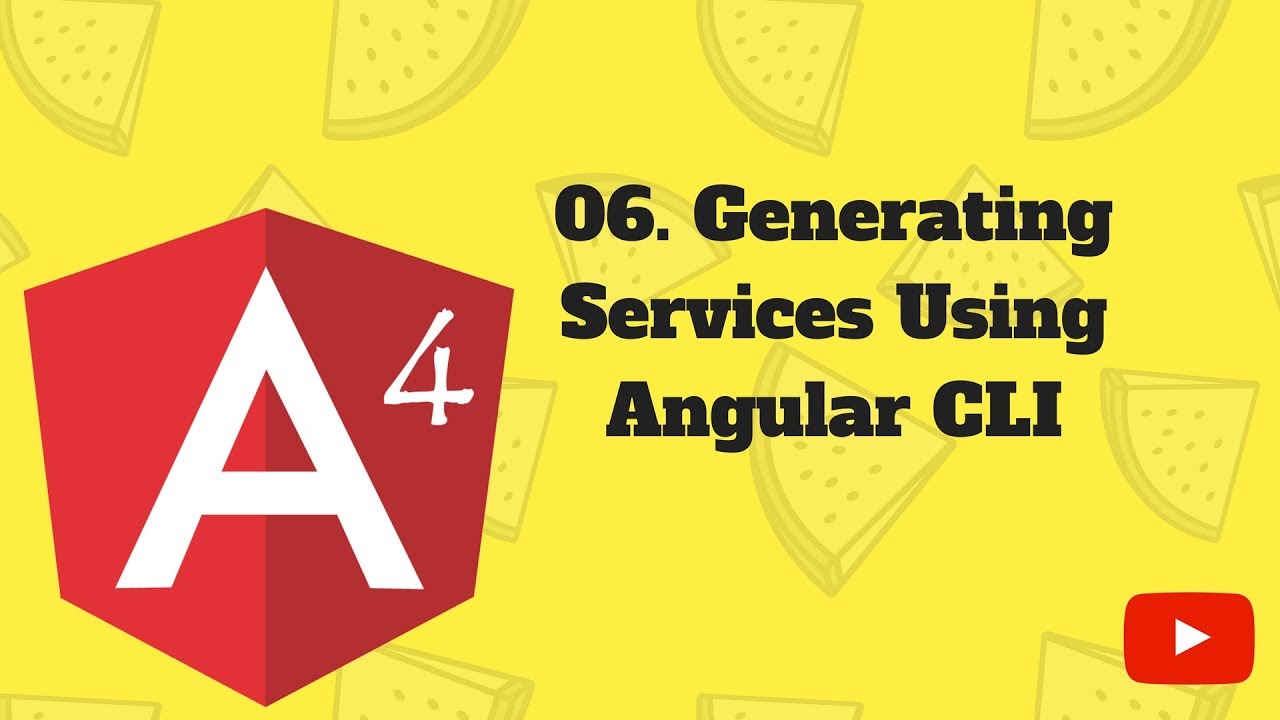 AngularJS 4 Tutorial: 06. Generating services using Angular CLI