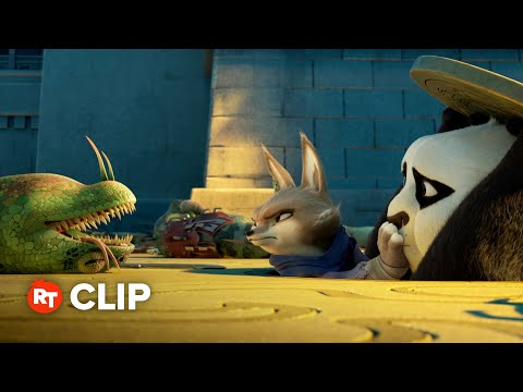 Kung Fu Panda 4 Movie Clip - Zhen and Po Break Into Chameleon's Fortress (2024)