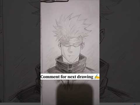 gojo drawing #satorugojo #jujutsukaisen #art #anime #animeart #artist #animedrawing