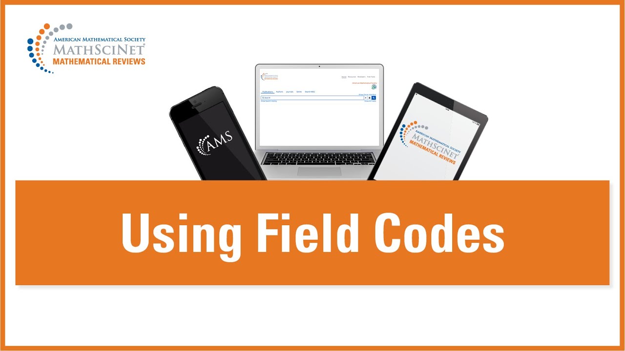 MathSciNet: Using Field Codes