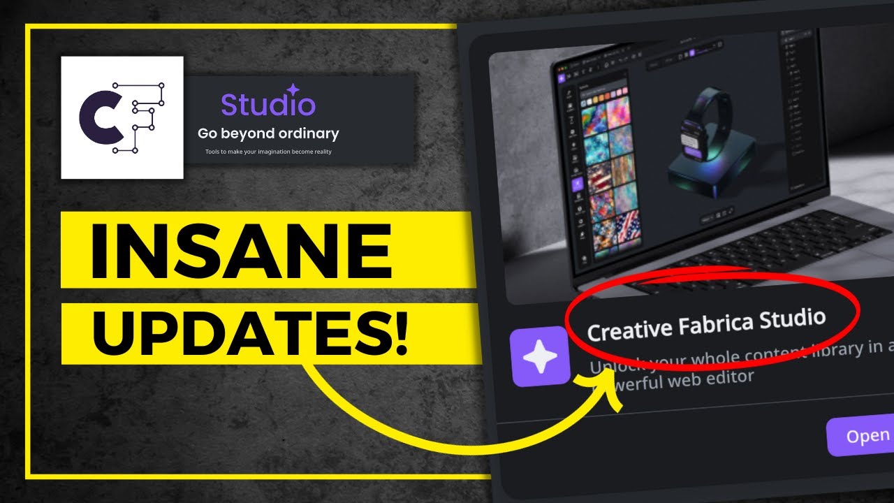 Creative Fabrica now has a Design Studio and Vectorizer!