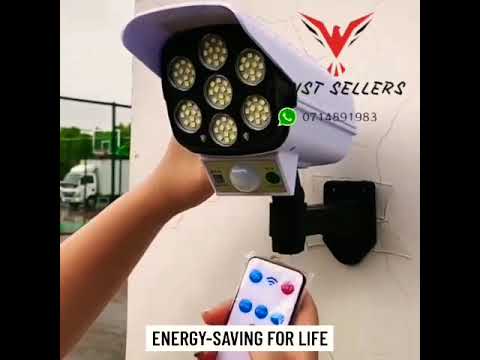 Solar Lamp 72 SMD Camera Design Solar light