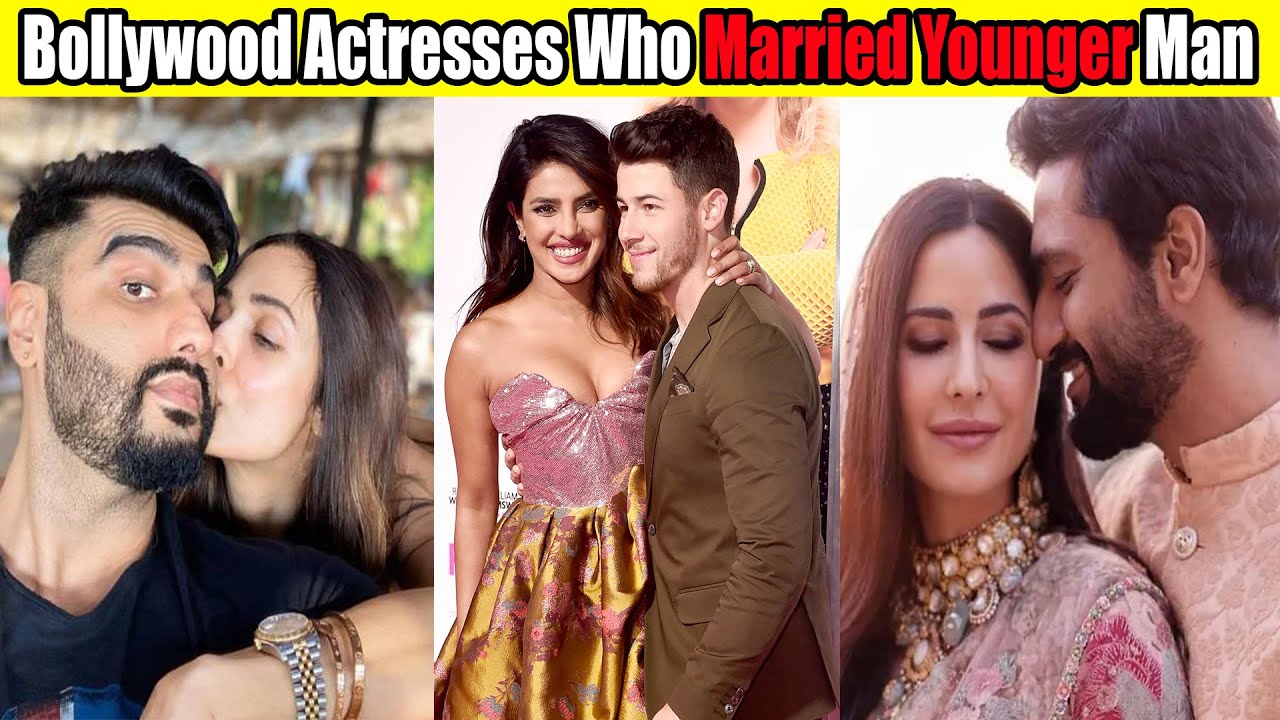 Bollywood Actresses Who Married Younger Man | Shocking age Difference Of Bollywood Couples