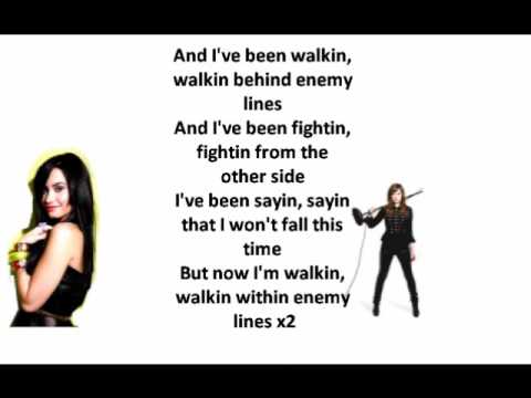 Demi Lovato behind enemy lines lyrics