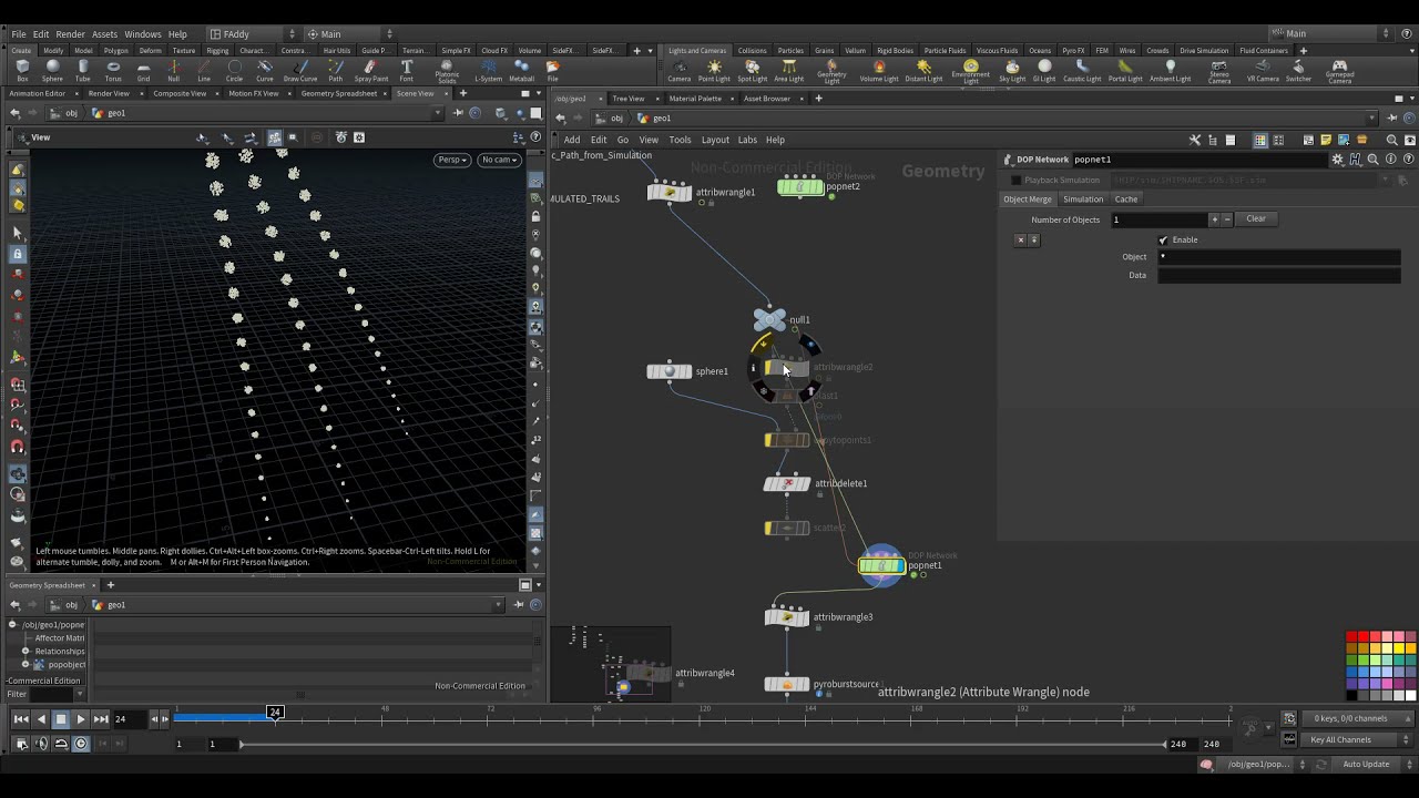 Houdini 19 Extreme Explosion tutorial part 3