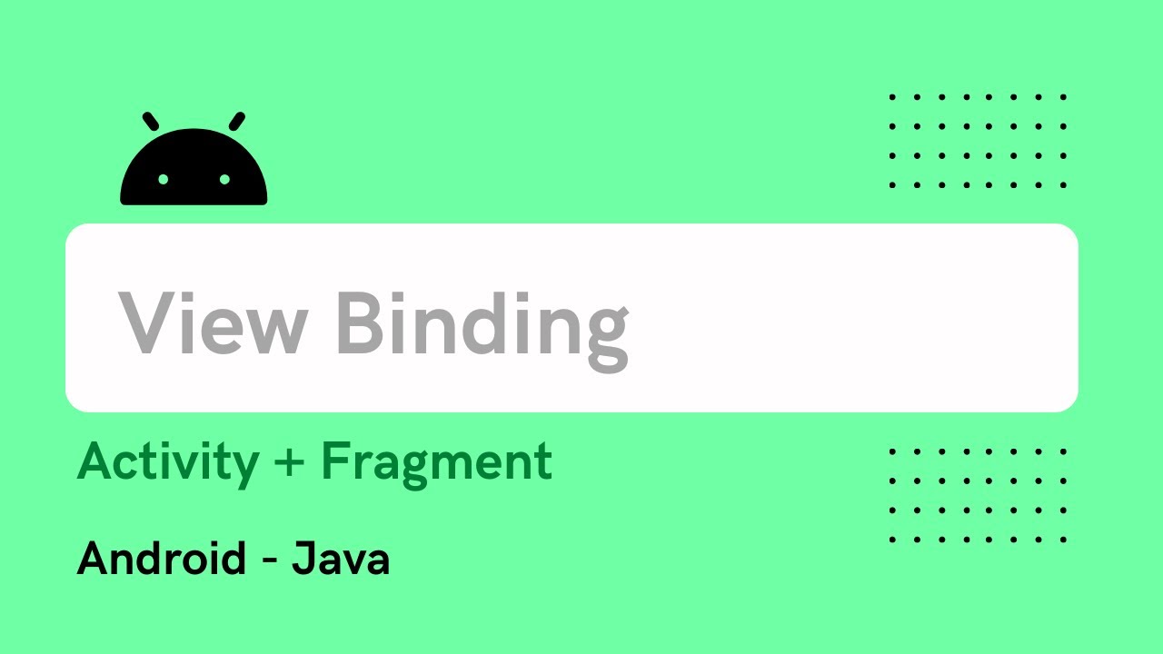 View Binding | Replace findViewById with View Binding #android #java #viewBinding