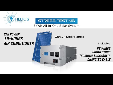 STRESS TESTING video of BCT 3kWh All-in-One Solar System - Helios Chronicles - Part 4