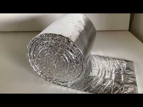 Ceramic wool with foil insulation properties, commonly used thickness is 13mm, 20mm and 25mm,50mm