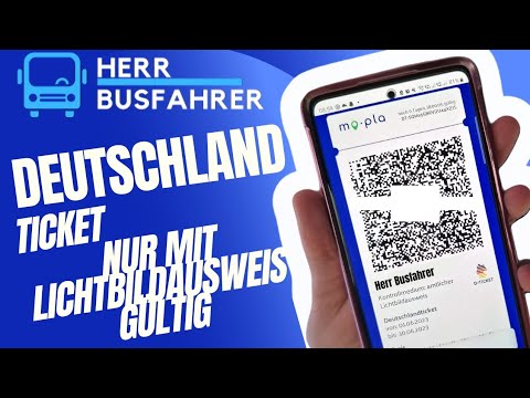 Deutschland Ticket: Wichtig! Nur mit Lichtbildausweis gültig - Alles was du wissen musst #öpnv