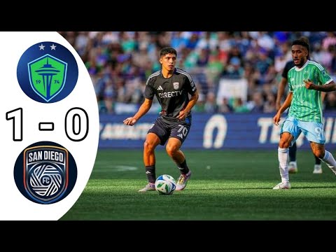 Seattle Sounders Vs San Diego (1-0), All Goals Results & Extended Highlights | USA, MLS 2024/25