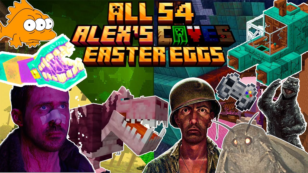 ALL Alex's Caves EASTER EGGS