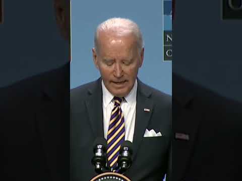 Biden says support for Ukraine "will last long into the future" #shorts