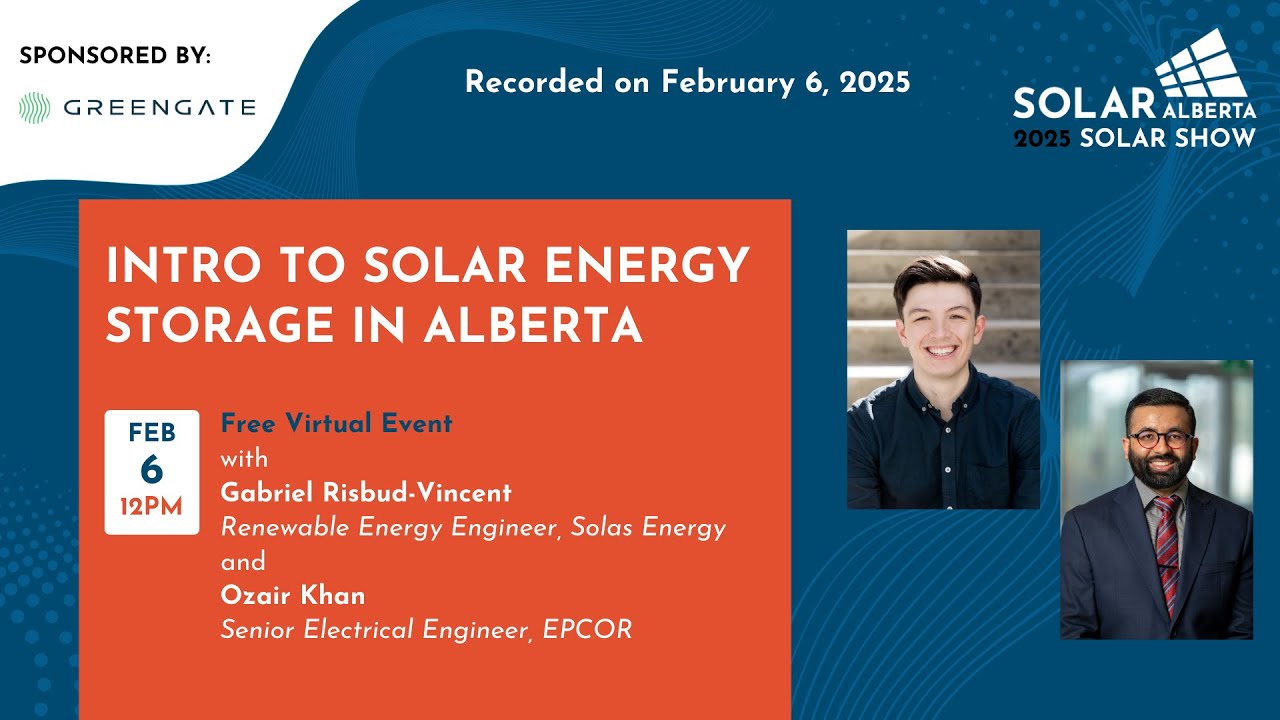 Intro to Solar Energy Storage in Alberta