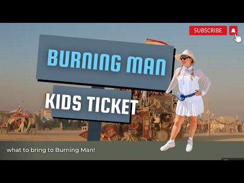 How to get free kids ticket to burning man? #burningman