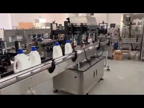 4-head mobile gear pump laundry detergent filling line