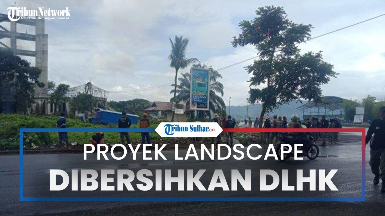 Bak seperti Hutan! Petugas Gabungan Bersihkan Proyek Landscape Mangkrak ...