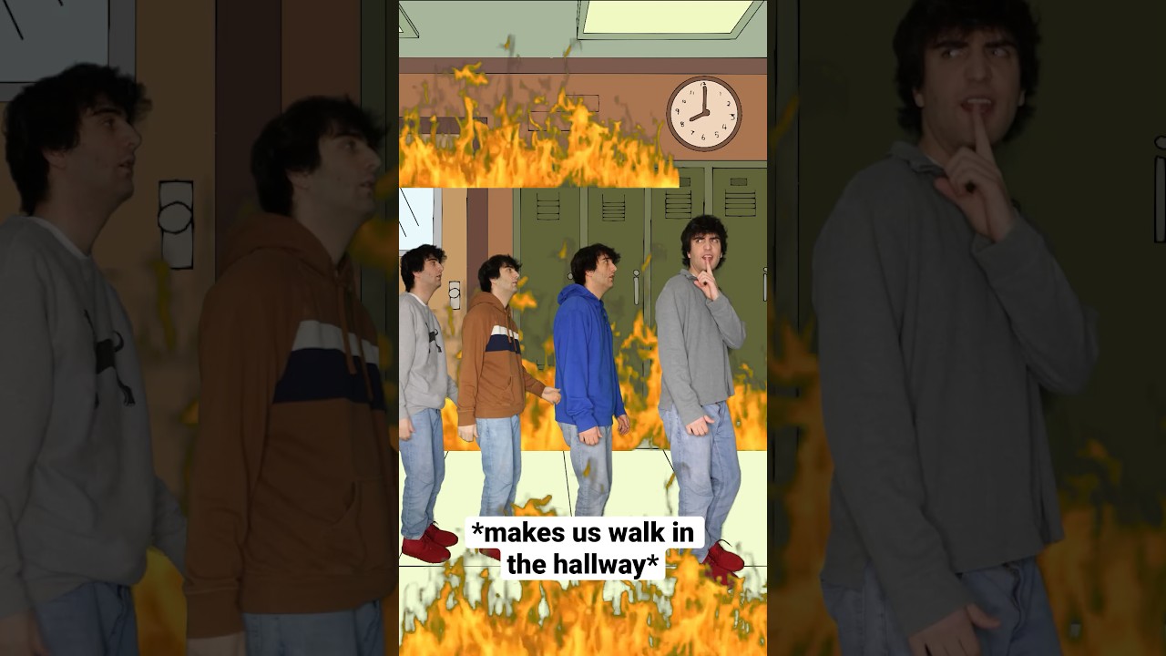 When There’s A Fire Drill At School #shorts #relatable