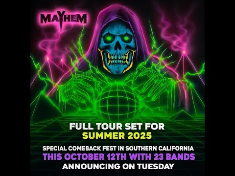 Mayhem Fest Returns For 2024! - Some Details, And One Off Show Set ...