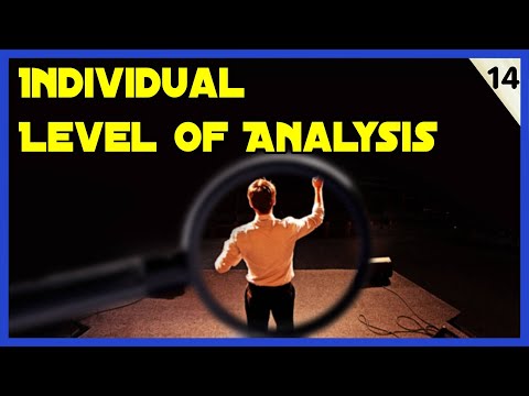 How to Analyze International Politics (Individual Level of Analysis)