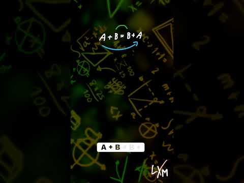 What is commutative law of addition? #viral #math #equation #like #letsexplainmath