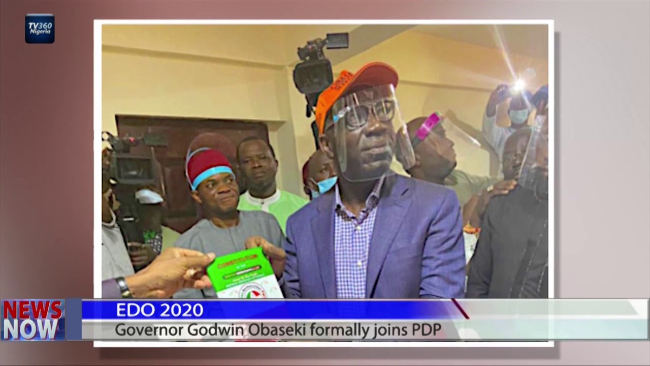 EDO 2020: Governor Godwin Obaseki formally joins PDP