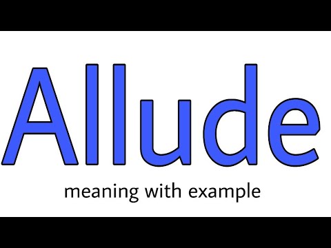 Allude - meaning and example #english #vocabulary #learn #listening #vaishnavi #youtube #shorts