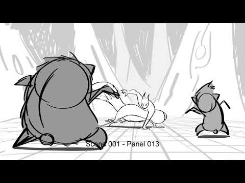 Tom the Squirrel - Fight Scene Work In Progress Storyboard Animatic