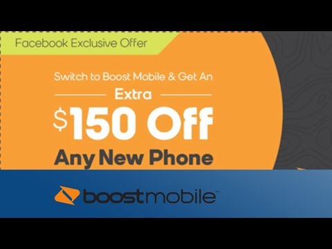 $150 OFF Any Smartphone// Facebook Coupon Promotion Boost Mobile ...