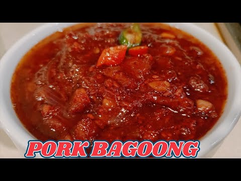 Pork bagoong sa alamang with chili | must try 😋