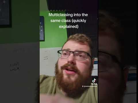 How to Multiclass into the same class (quick expainer)