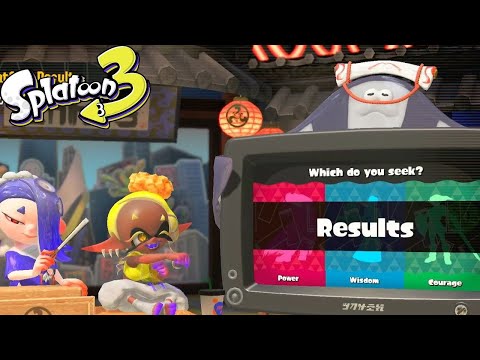 Power vs Wisdom vs Courage splatfest results + Deep Cut's conversation | Splatoon 3 | Splatfest